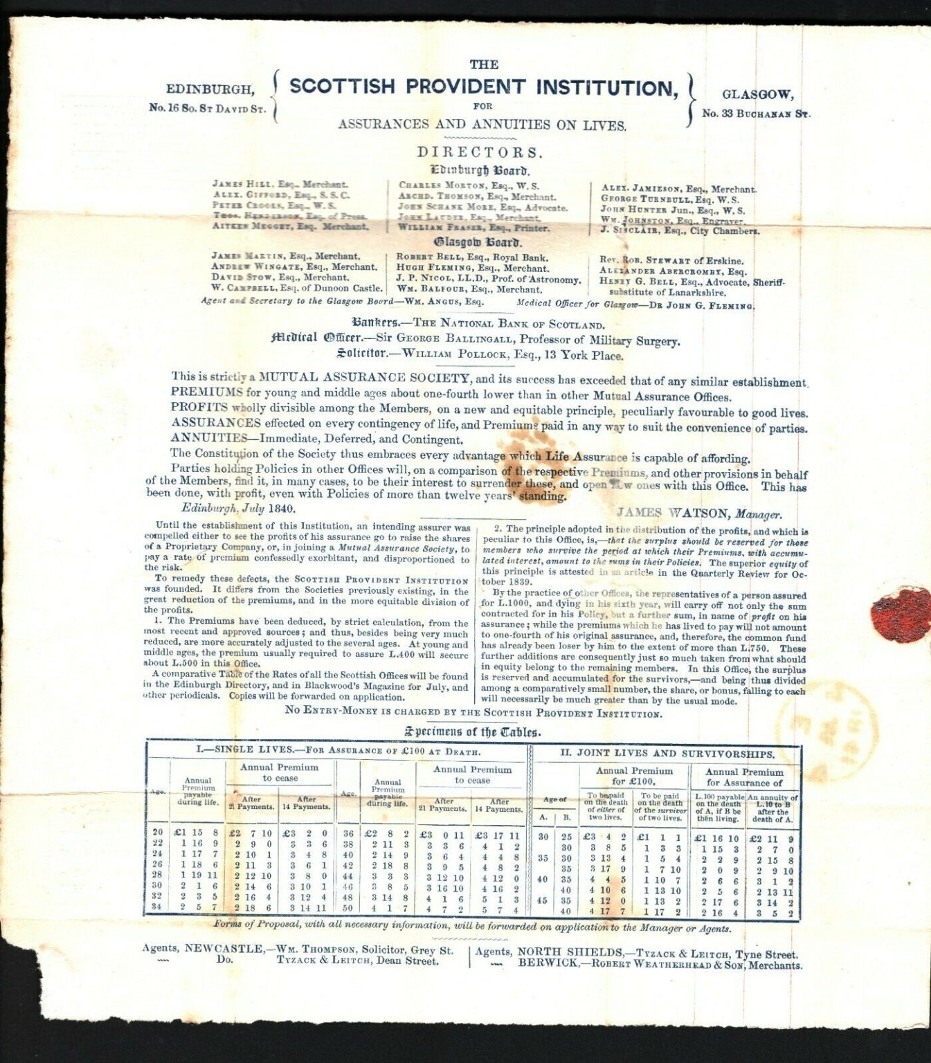 GB MULREADY ADVERT 1d Cover *Hexham* MX SCOTTISH PROVIDENT Blue Cat £ ...