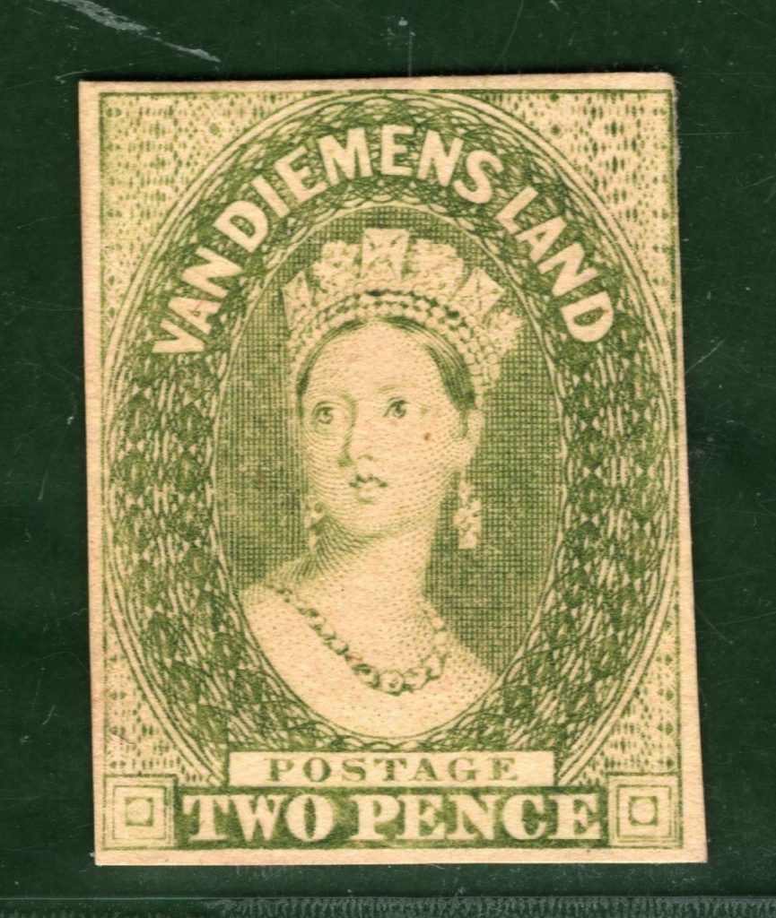 Australia States TASMANIA QV 2d (1855) *Perkins Bacon Proof* (SG.16var ...