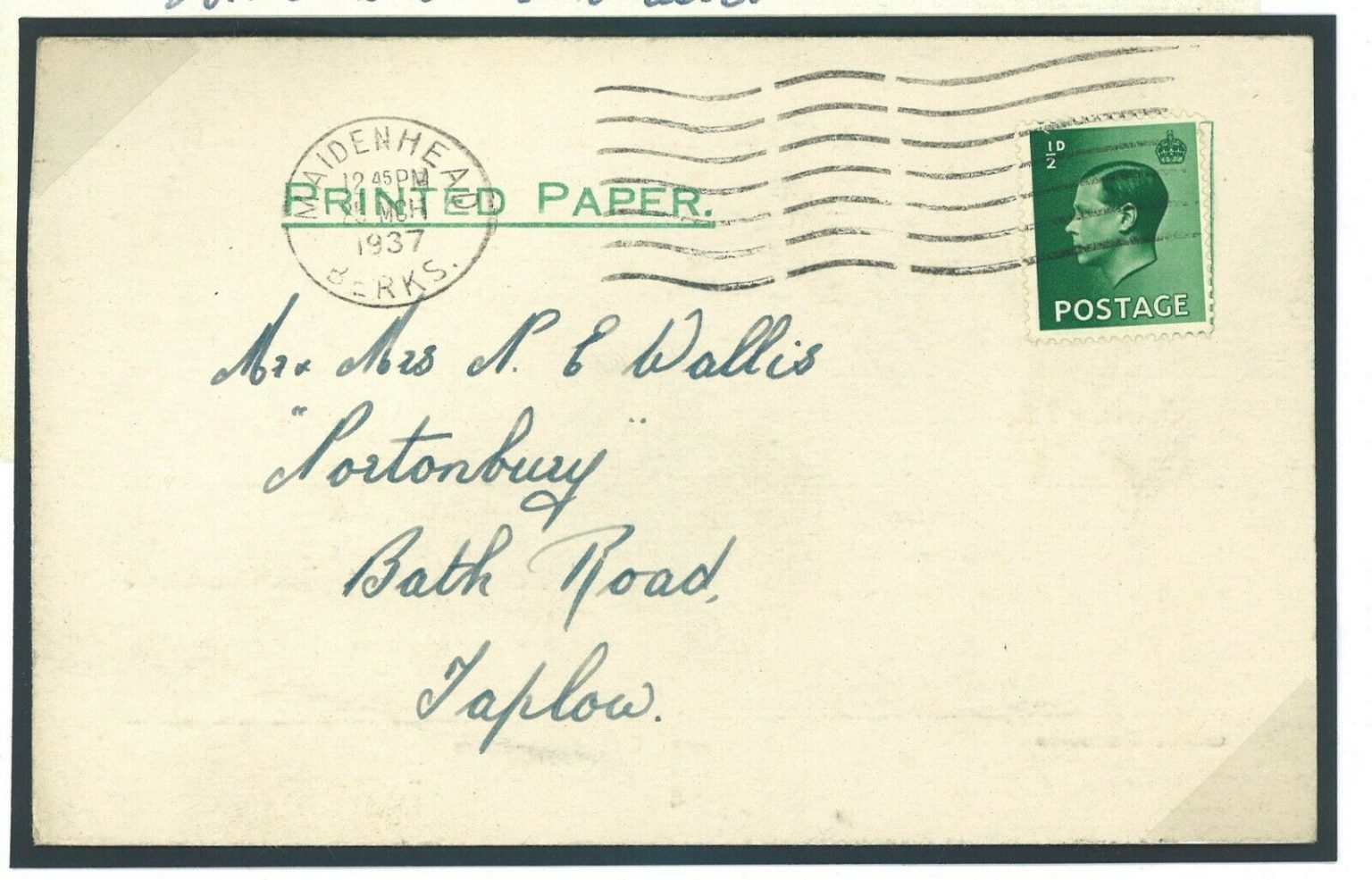 GB SCOUTING Wallis Card Re *KGVI Coronation* ROYALTY 1937 {samwells ...