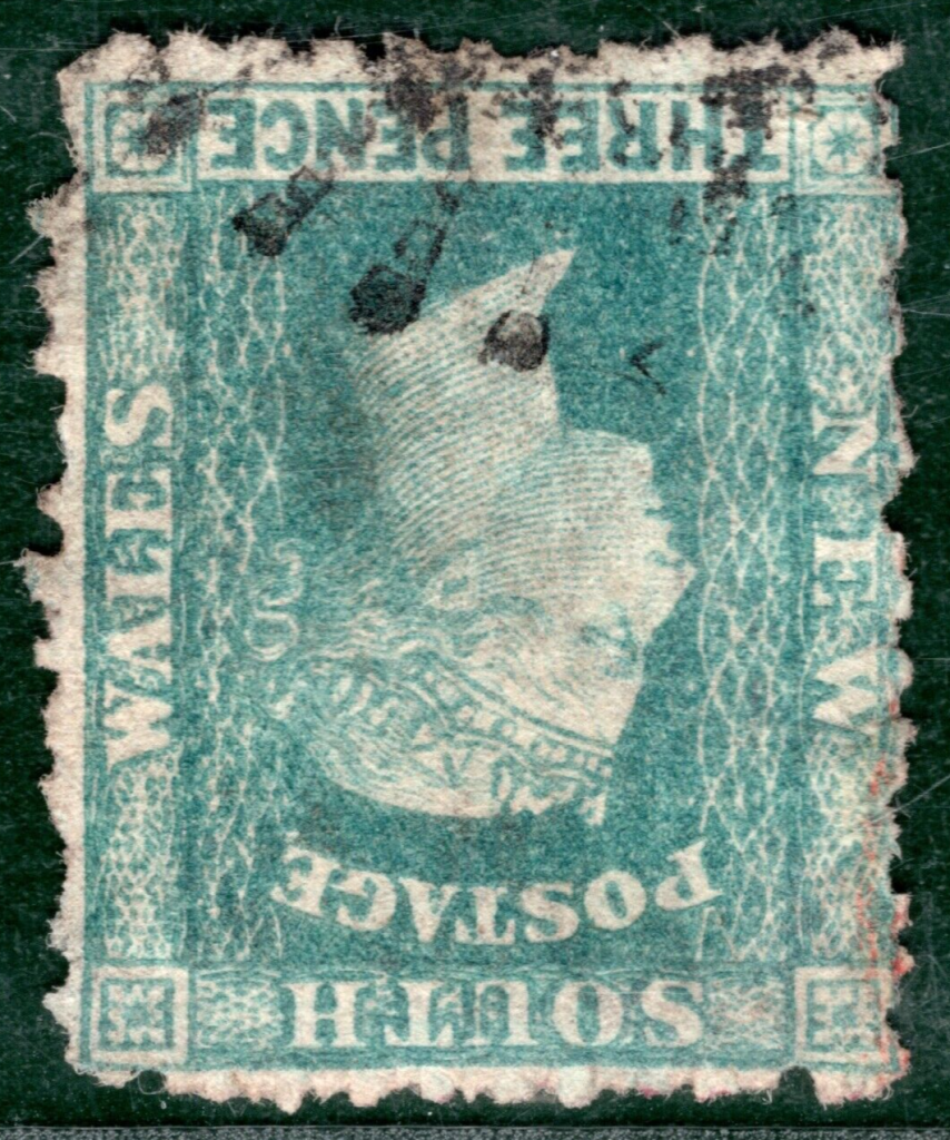 Australia States NSW QV SG.140var 3d Blue-Green *WMK INVERTED* Used ...