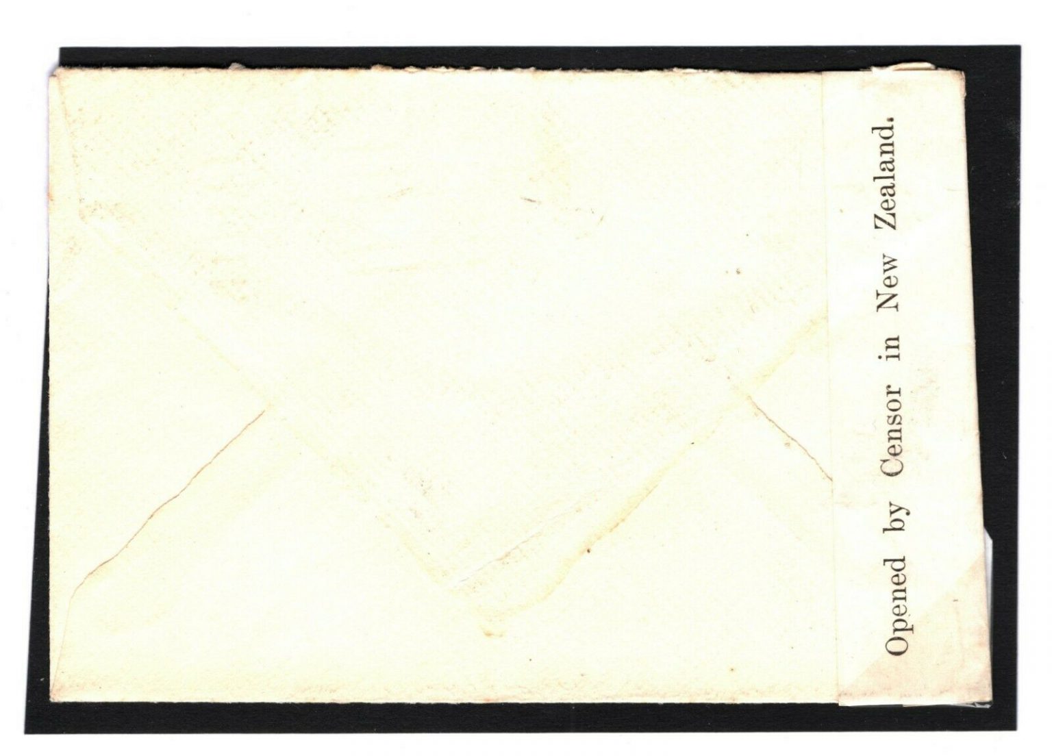 NEW ZEALAND Cover HIGH VALUE 5s Postal Fiscal GB CENSOR WW2 1941 Air ...