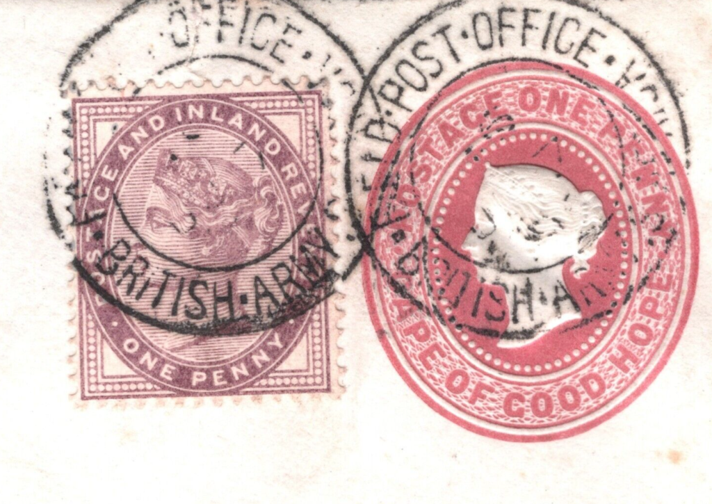 GB USED ABROAD COGH Military MIXED FRANKING Cover BOER WAR FPO S.Africa ...